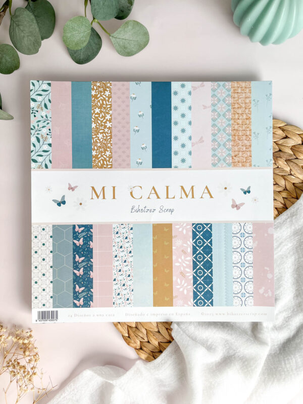 Papeles de scrapbooking Mi Calma - Bihotzez Scrap - Scrap y mucho más